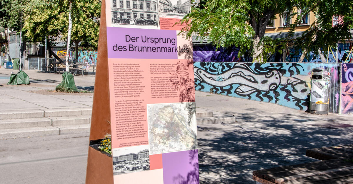 Wien Museum Der Brunnenmarkt im Wandel — solo ohne